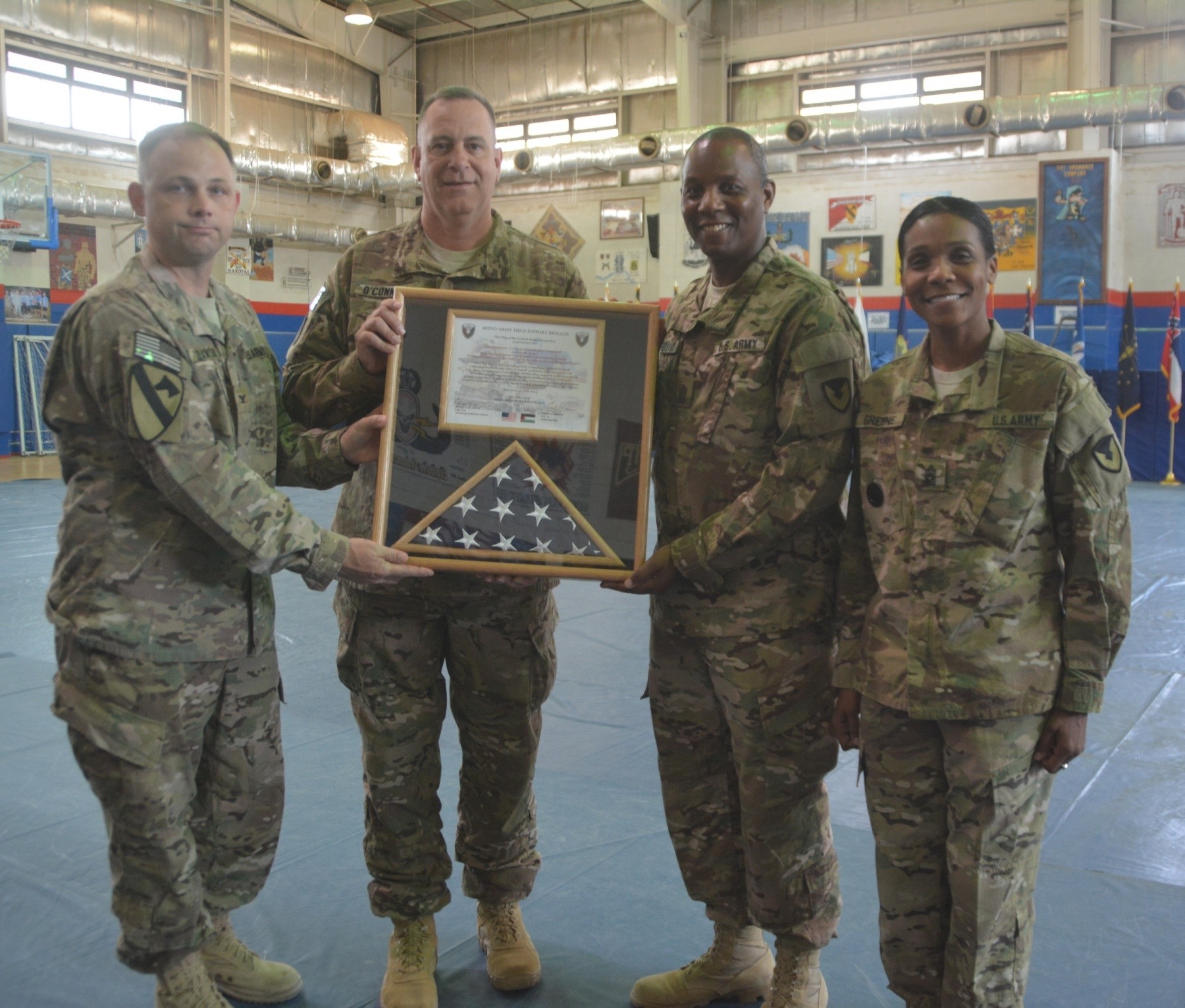 402nd AFSB cases colors, prepares for mission to support U.S. Army ...