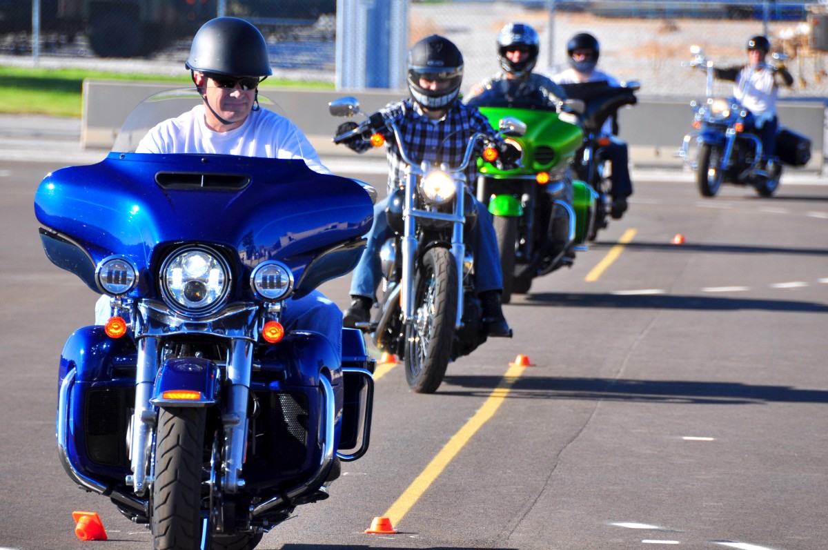 RIA personnel refresh their riding skills with motorcycle safety ...