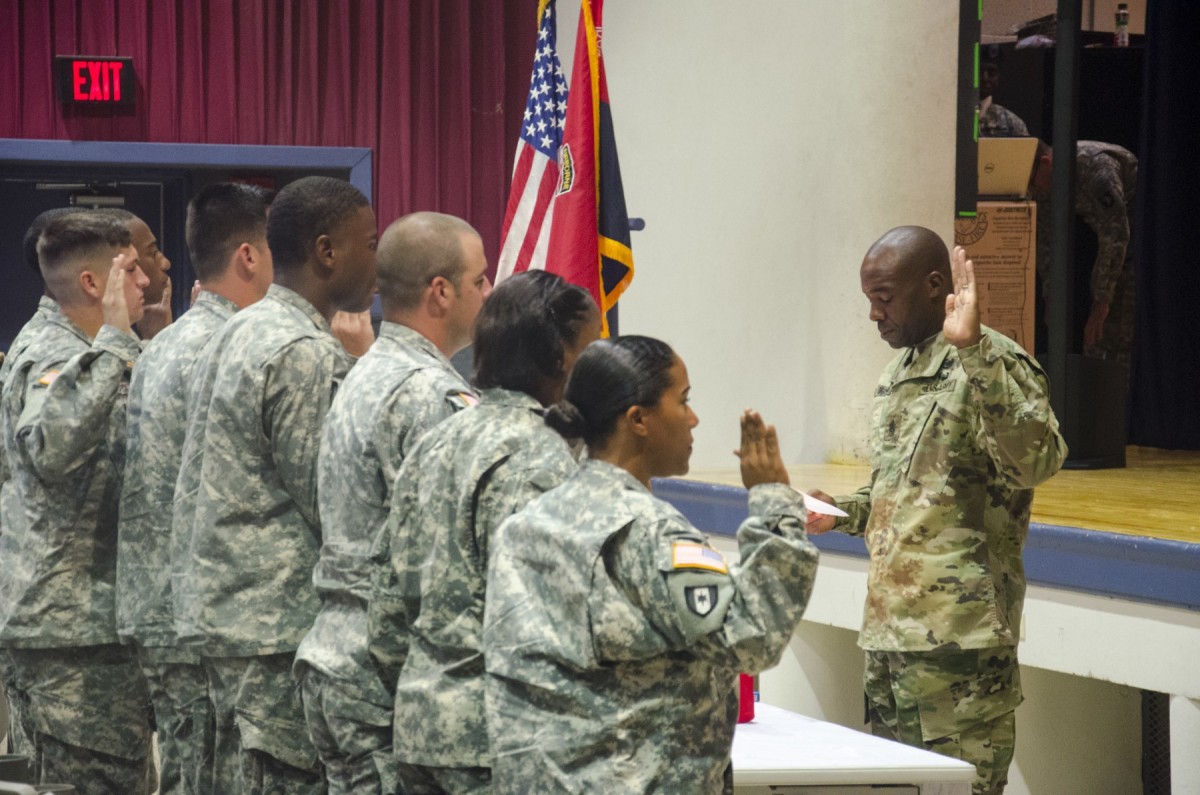 101st STB Soldiers inducted into the NCO Corps | Article | The United ...