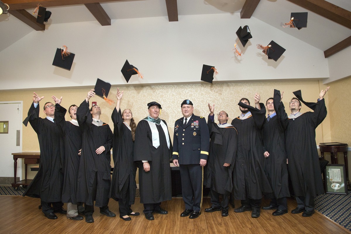 Army research center graduates first armament graduate students ...