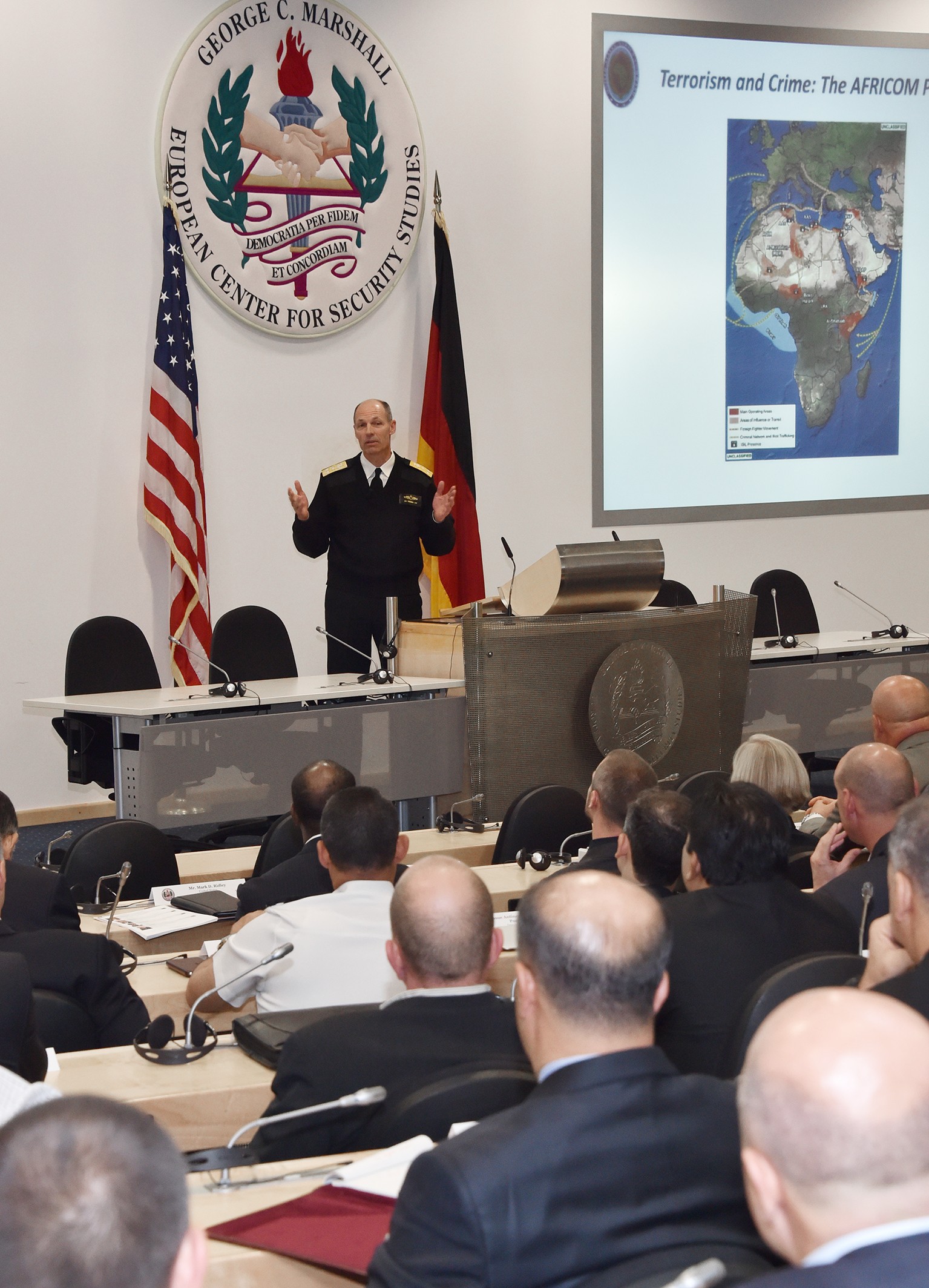 Policymakers discuss 21st century converging threats at Marshall Center ...