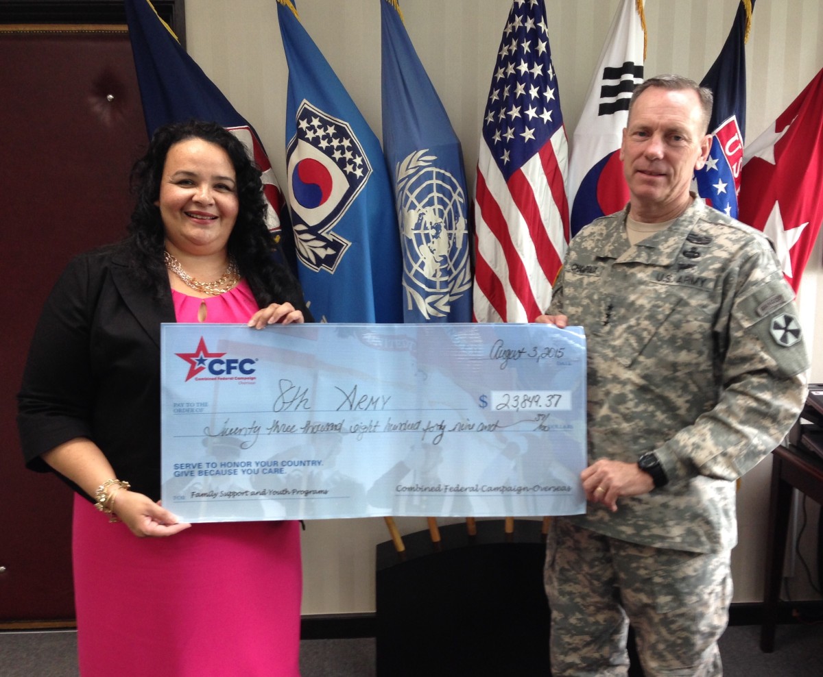 Eighth Army looks to improve on last year's CFC contributions | Article ...