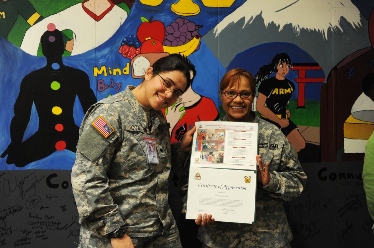 Mural project reflects healthy lives | Article | The United States Army