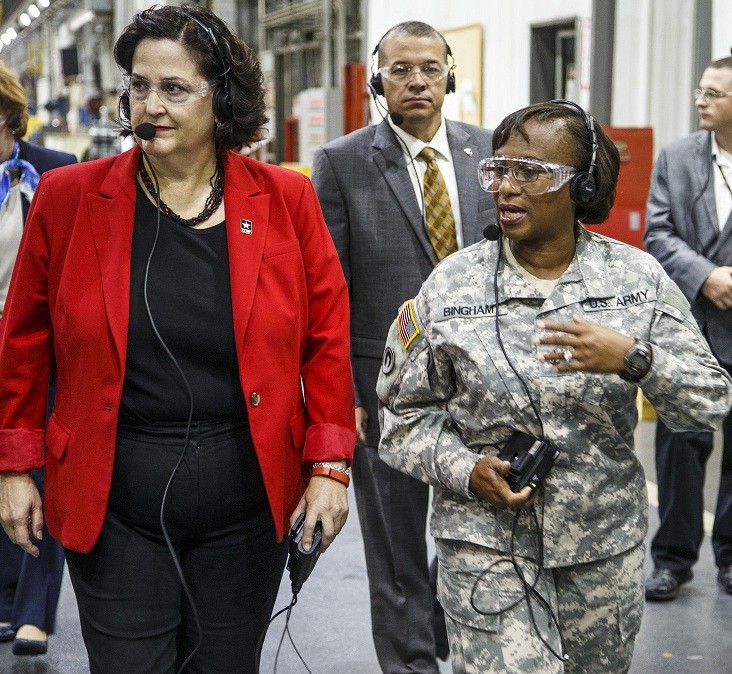 Assistant Secretary Hammack, AMC, TACOM VIPs visit Anniston Army Depot ...