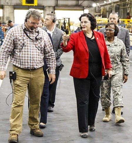 Assistant Secretary Hammack, AMC, TACOM VIPs visit Anniston Army Depot ...