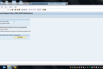 Integrating bill of materials data into the Army's enterprise resource ...