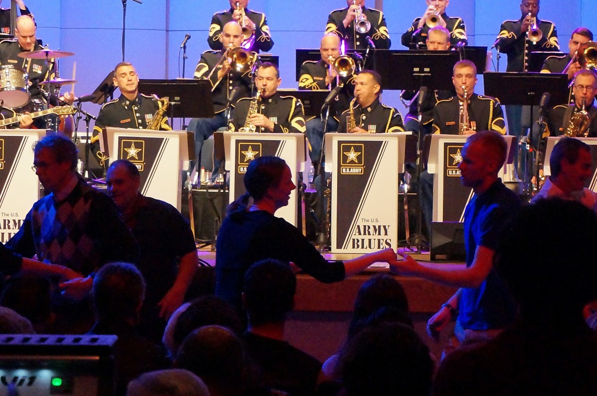 Veterans, families swing dance at US Army Blues performance | Article ...