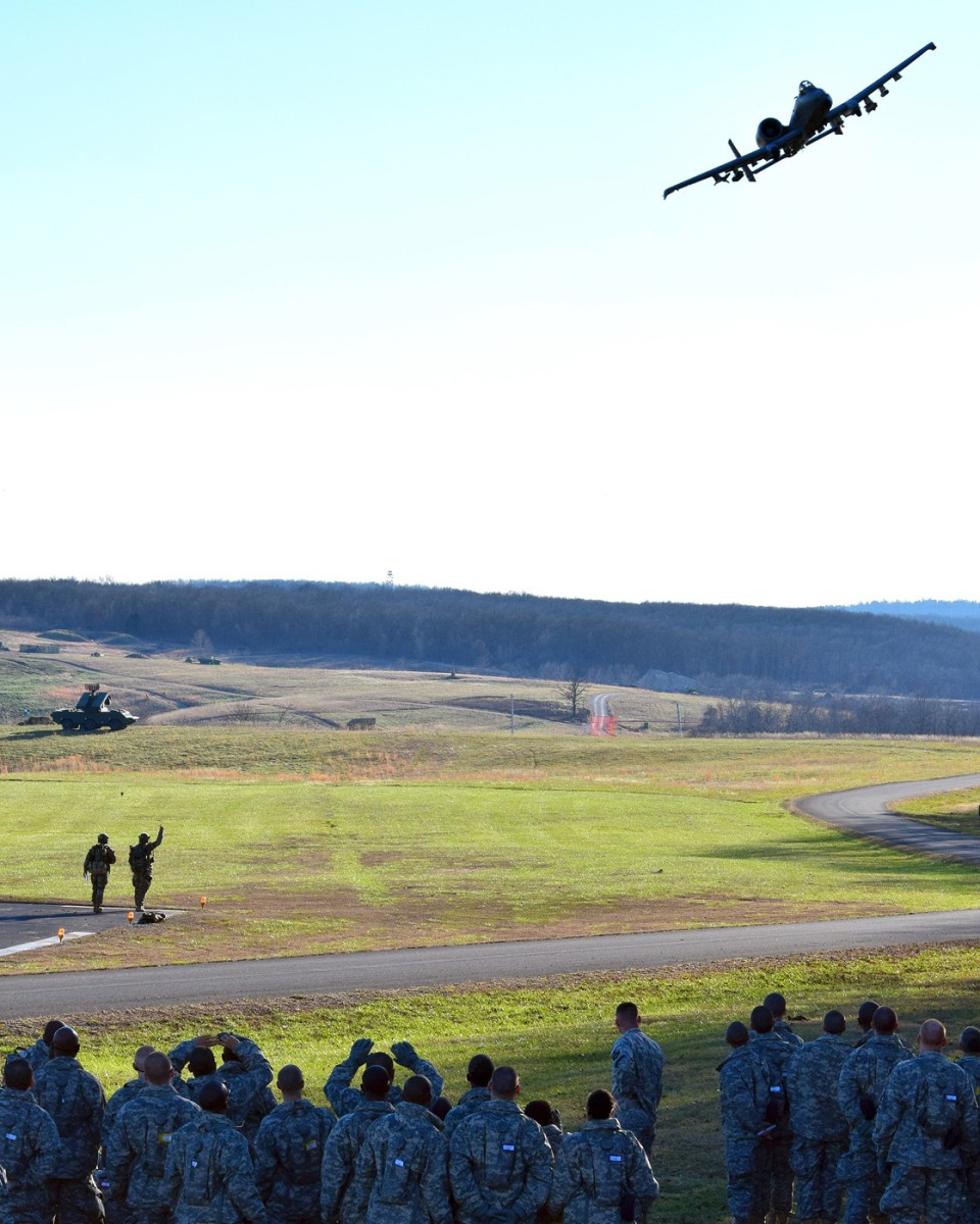 Soldiers in training view airpower demo | Article | The United States Army