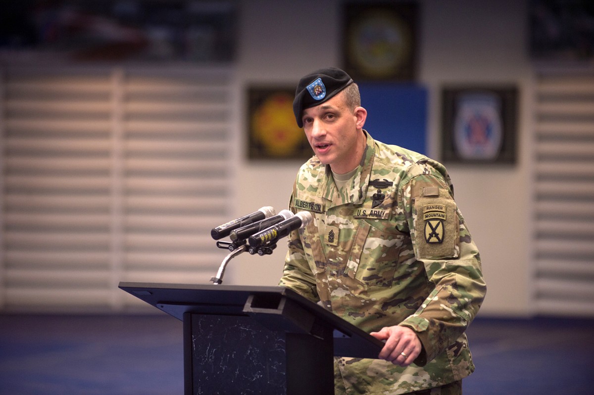 10th Mountain Division welcomes new senior enlisted leader | Article ...