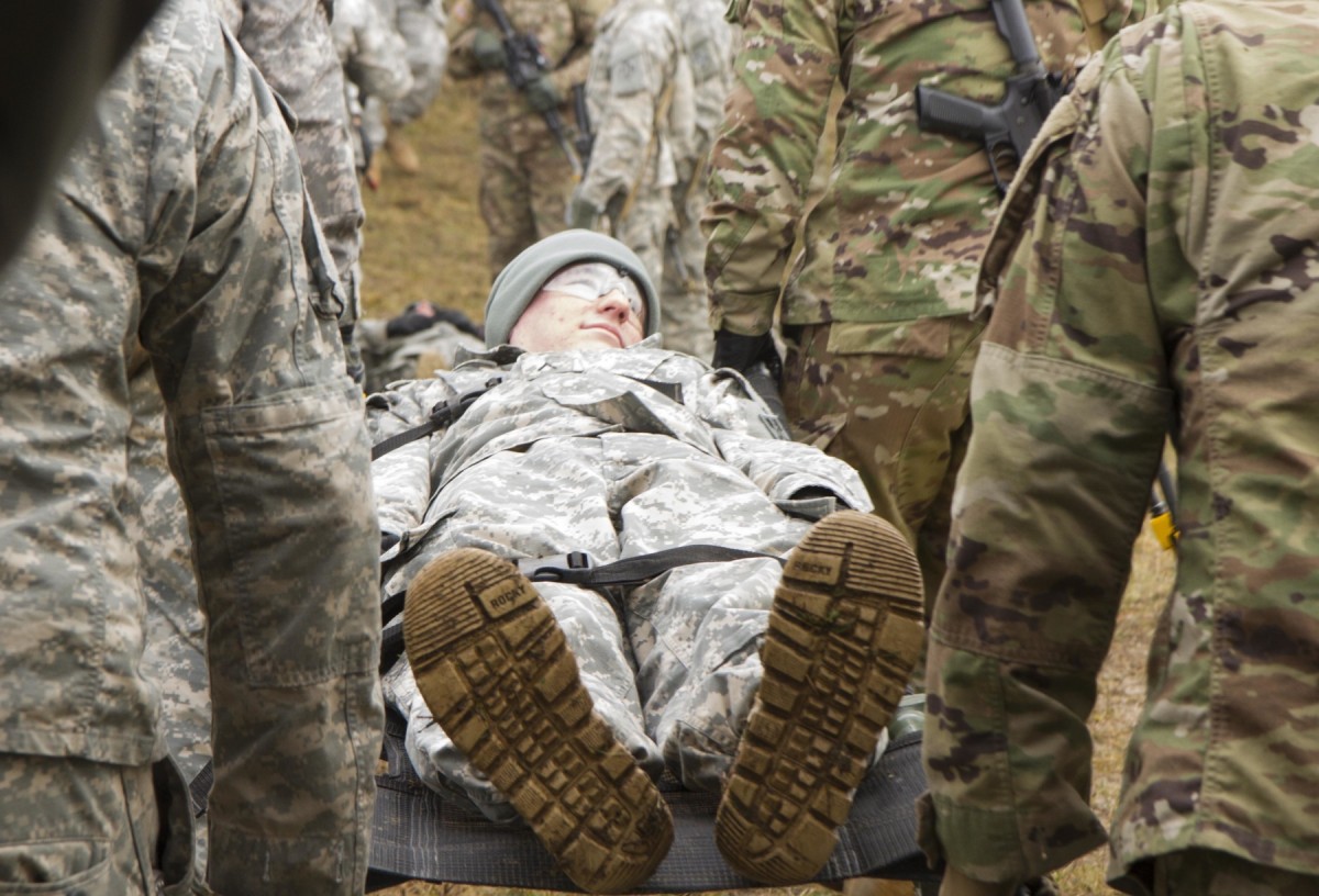 Soldiers hone skills during medevac training at the Joint Multinational ...