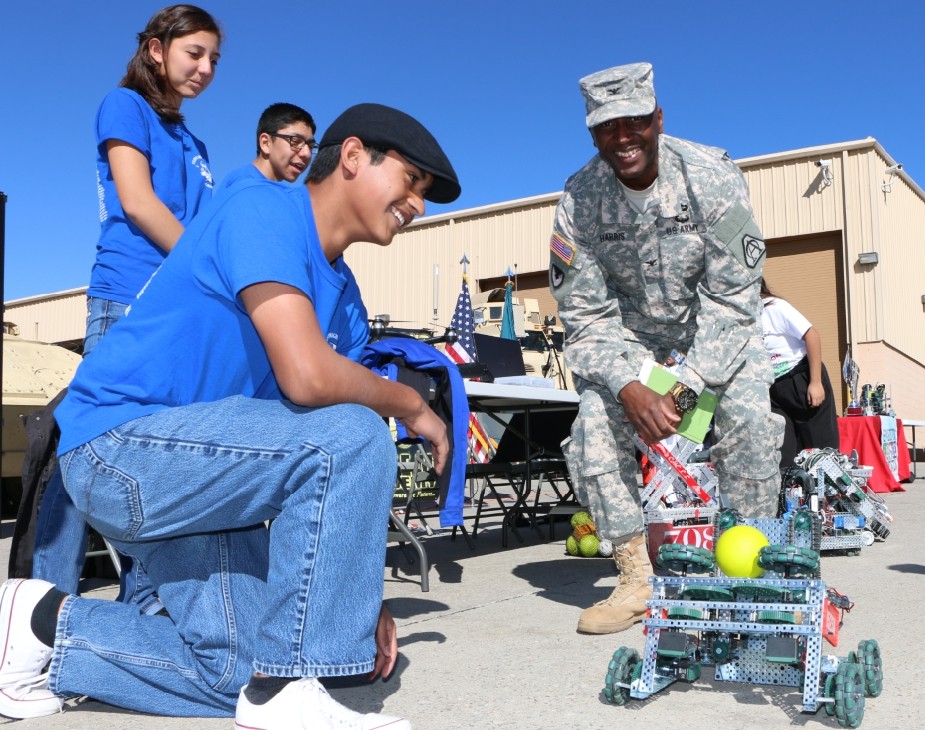 Future modernization motor pool sparks student interest in Army STEM ...