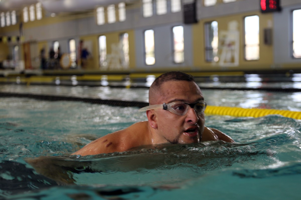 Happiness credo drives Army Trials swimmer | Article | The United ...