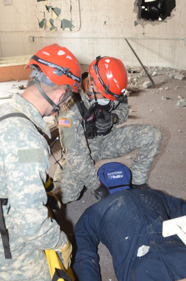 Teamwork: Installation, city firefighters join forces for disaster ...