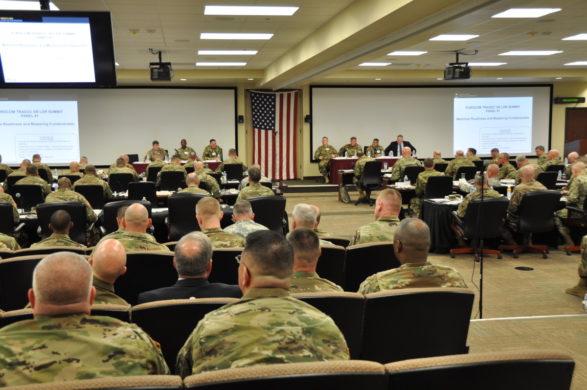 FORSCOM-TRADOC Senior Leaders Summit Maximizing Readiness Panel ...