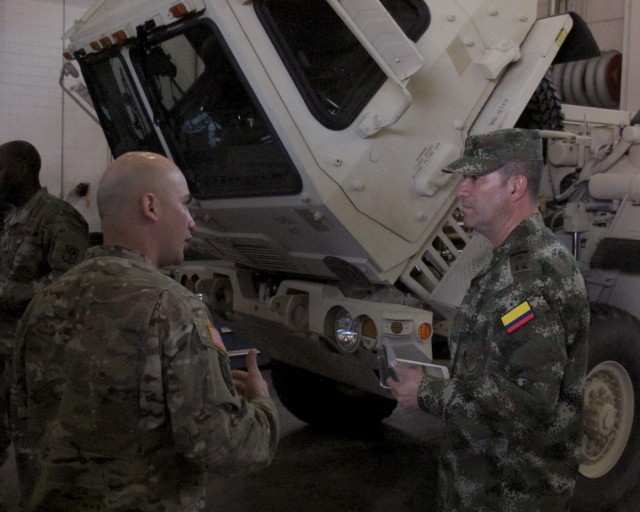 South Carolina National Guard hosts top Colombian army maintenance ...