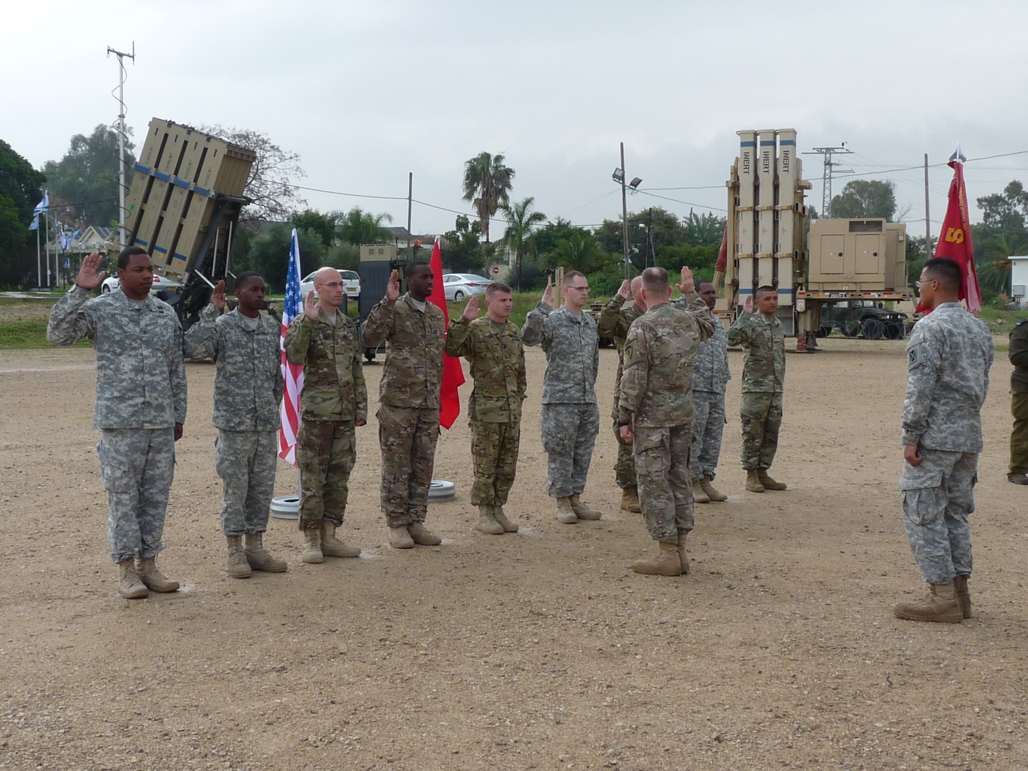 Nine 10th AAMDC Soldiers reenlist during Juniper Cobra | Article | The ...