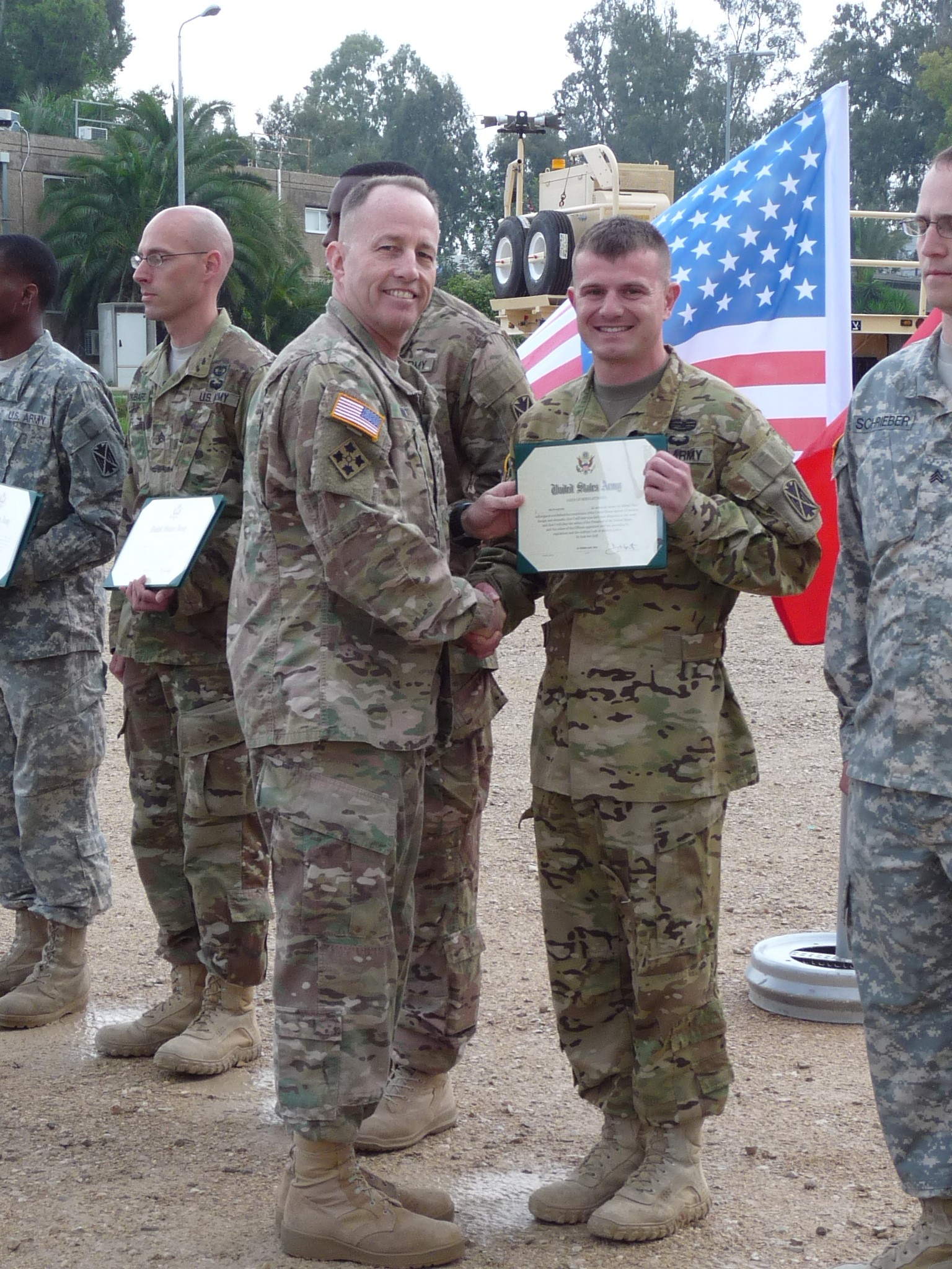 Nine 10th AAMDC Soldiers reenlist during Juniper Cobra | Article | The ...