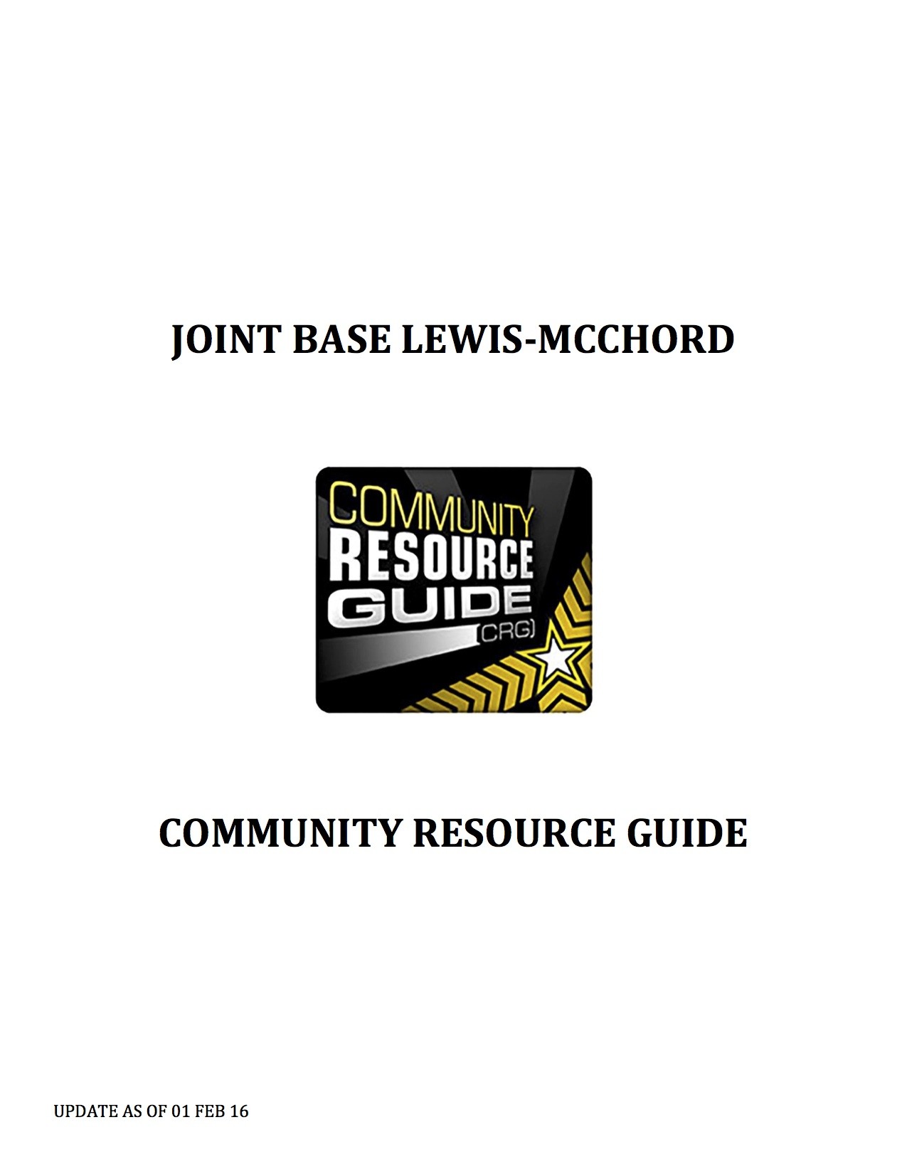 JBLM Community Resource Guide | Article | The United States Army