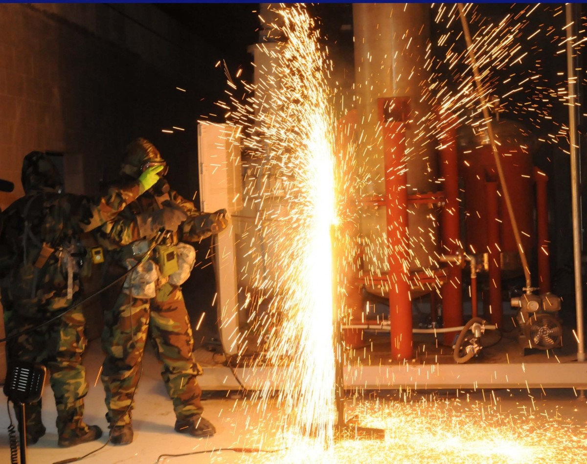 Soldiers train near the DMZ to deny weapons of mass destruction ...