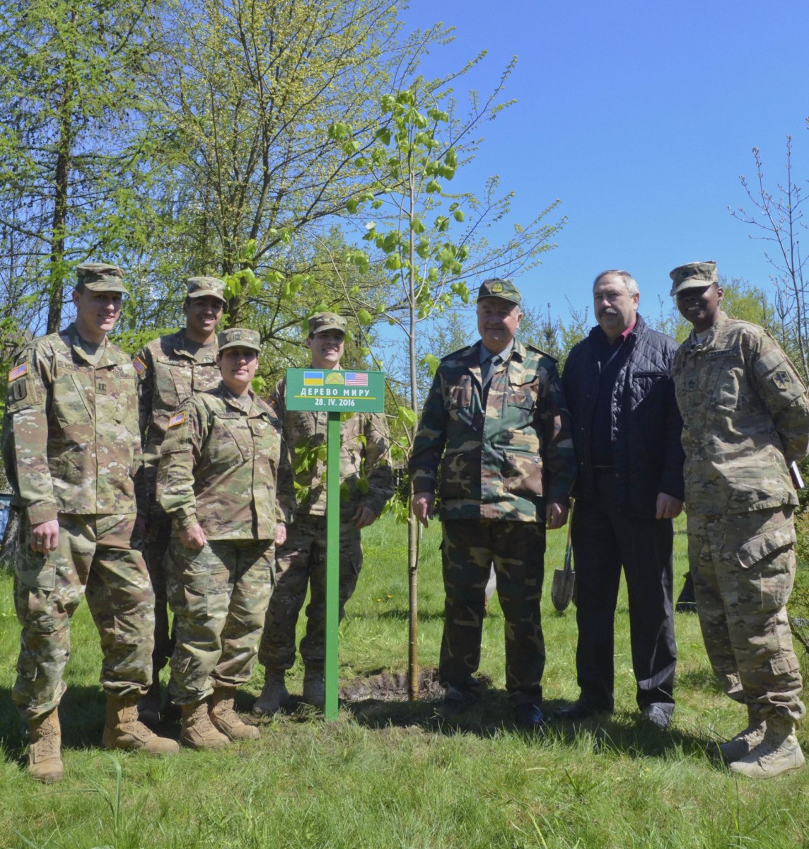 Peace tree planting symbolizes growth between Ukrainian community and ...