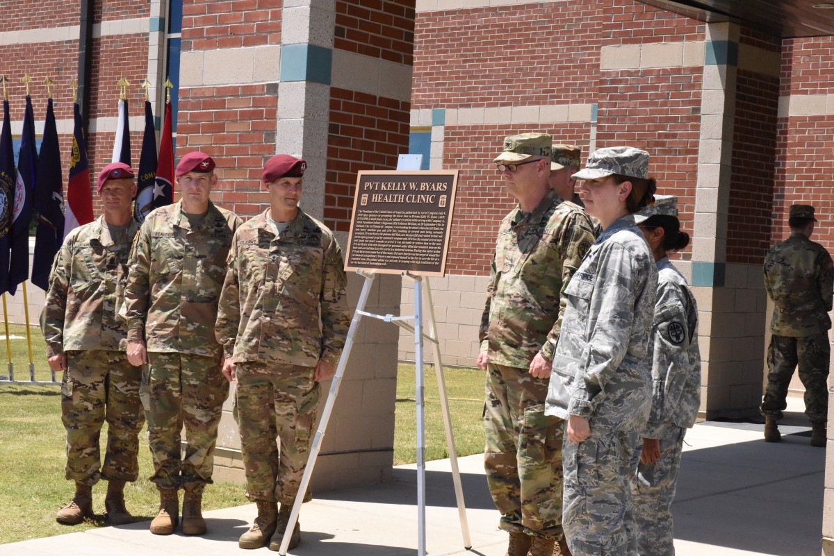 Troop and Family Health Clinic renamed Pvt. Kelly Byars Health Clinic ...