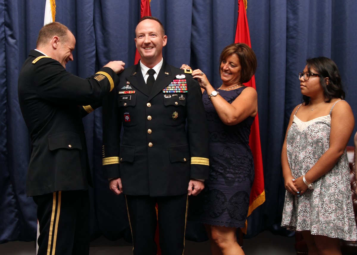 Ryan pins second star | Article | The United States Army