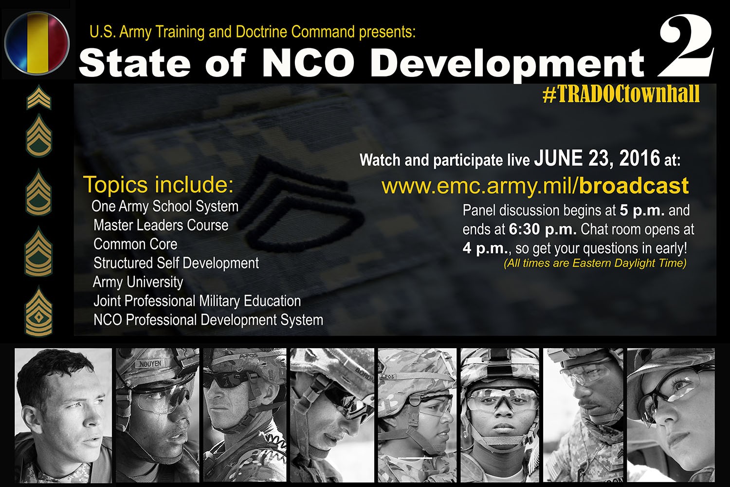 NCOs: Tune in to talk leader development during 'Town Hall 2' | Article ...