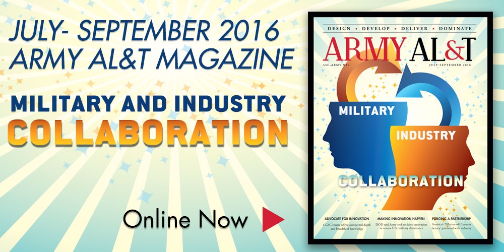 New Army AL&T magazine explores partnership of Army, industry | Article ...