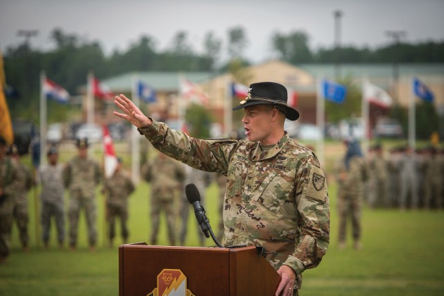 316th Cavalry Brigade praised during unit change of command ceremony ...
