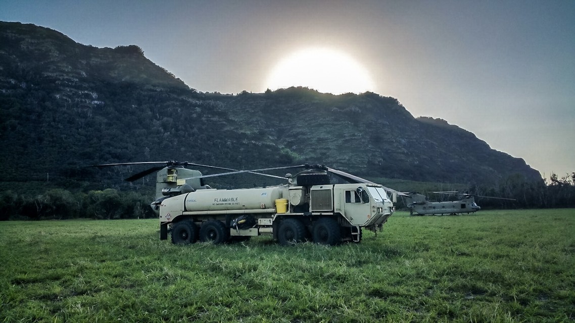 Supporting an aviation task force attached to a brigade combat team ...