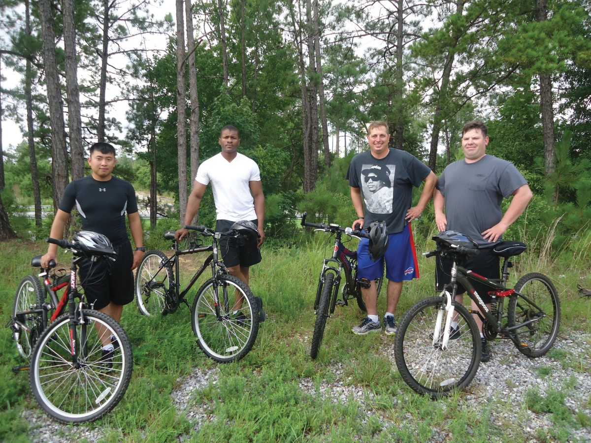 Soldiers double physical training, bike for cancer | Article | The ...