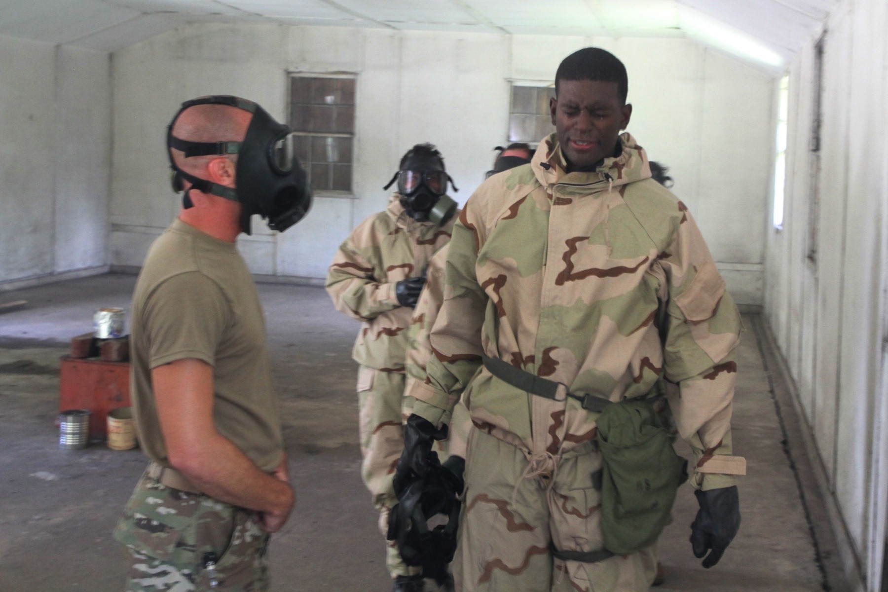 9th BEB Soldiers build confidence in CBRNE chamber | Article | The ...