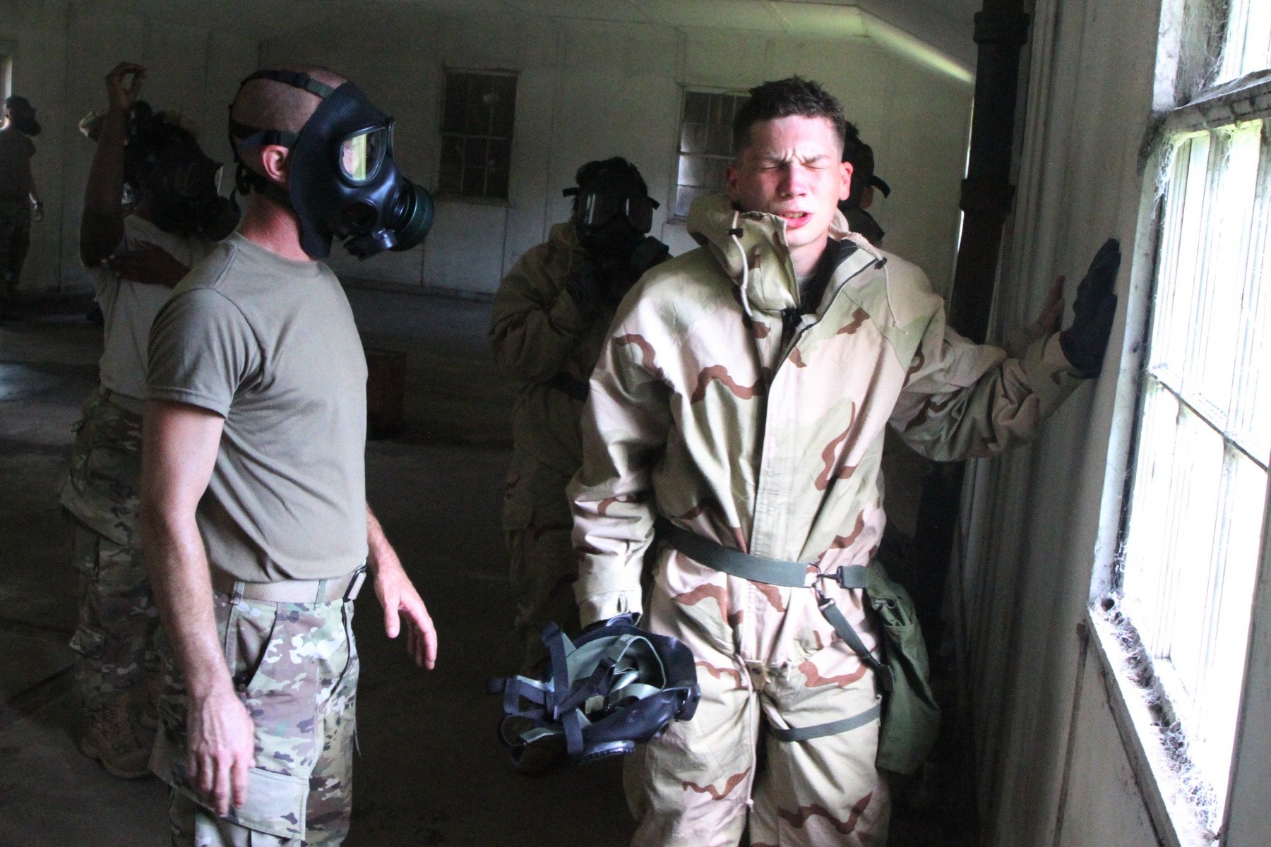 9th BEB Soldiers build confidence in CBRNE chamber | Article | The ...
