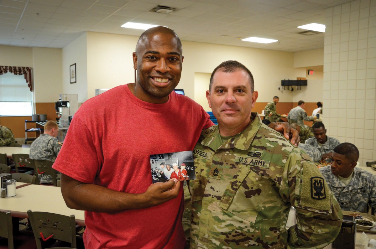 Soldier and NFL Star Reunite after 18 Years | Article | The United ...