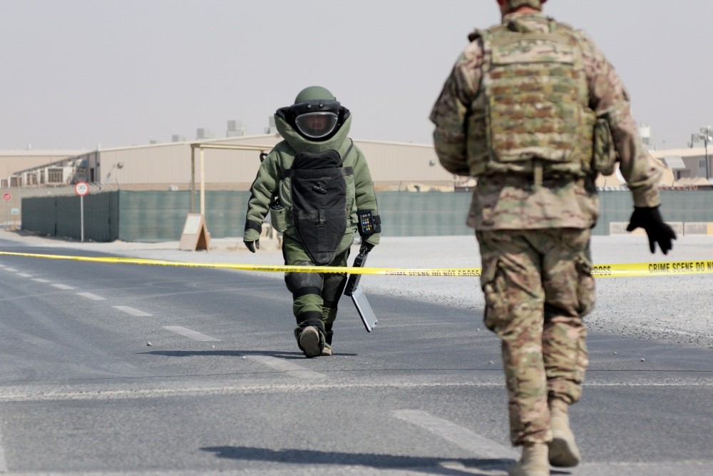 At Camp Arifjan, US, Kuwaiti forces prep for emergency response ...