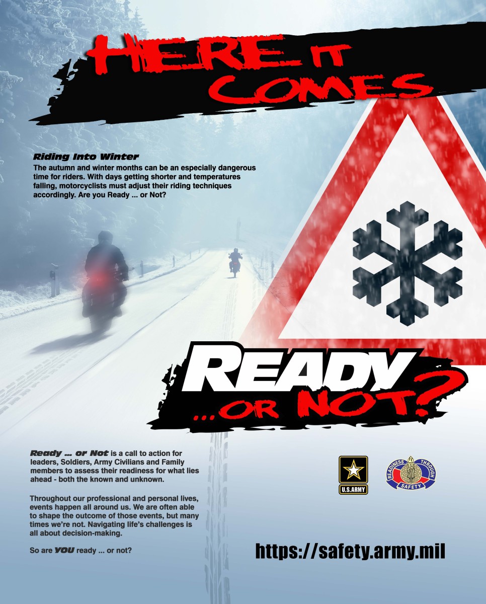 Motorcycle riding through the seasons | Article | The United States Army