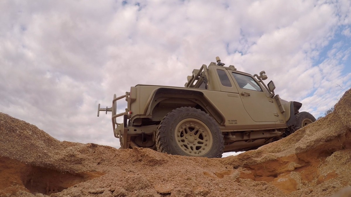 Using long-distance control, Army tests robotic vehicle along ...
