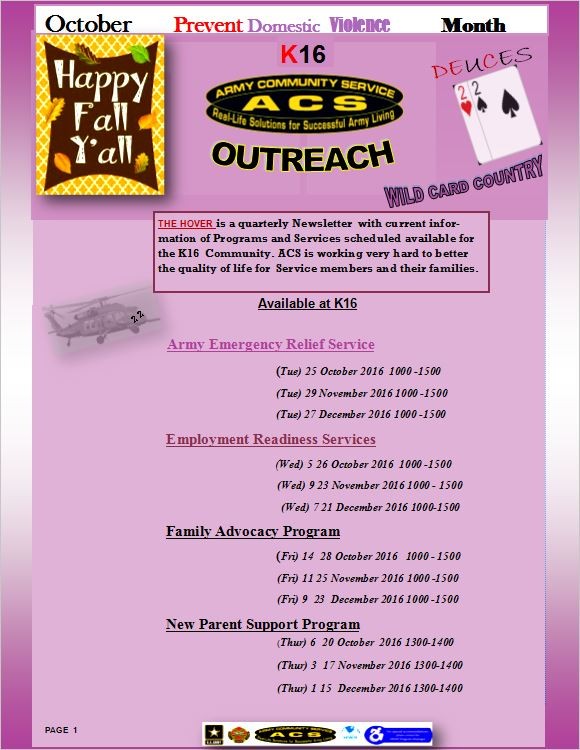 K16 ACS Outreach | Article | The United States Army