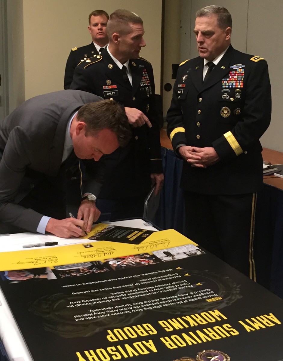 Army leaders show support for group that comforts, guides survivors ...