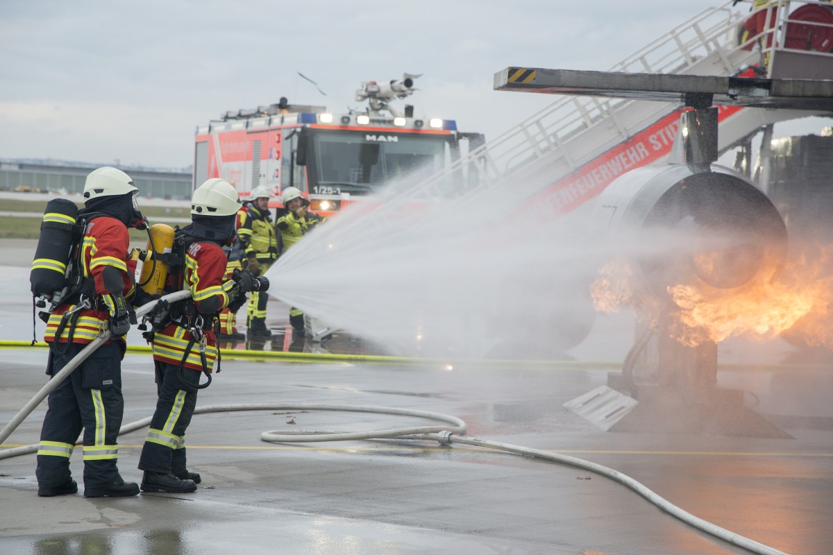 USAG Stuttgart and Stuttgart Airport partner in full scale exercise ...