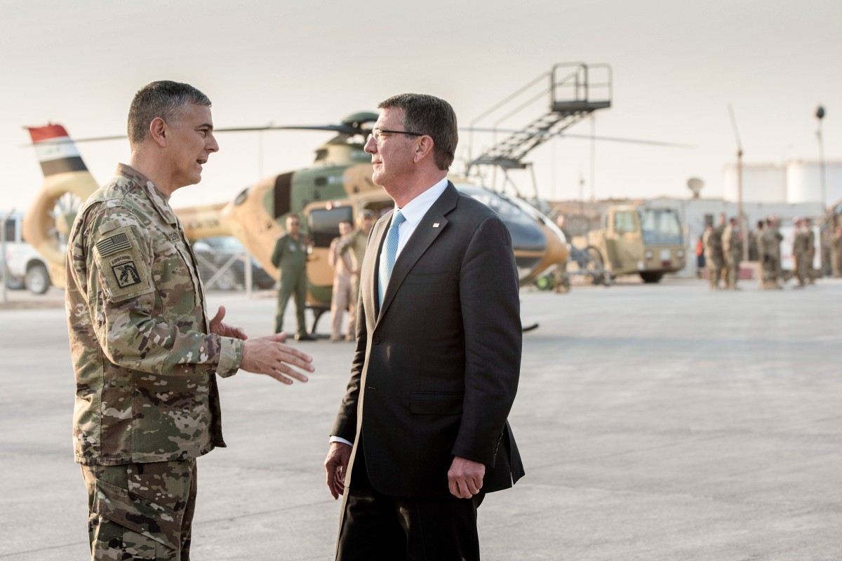 Carter, Inherent Resolve commander discuss operations in Iraq, Syria ...