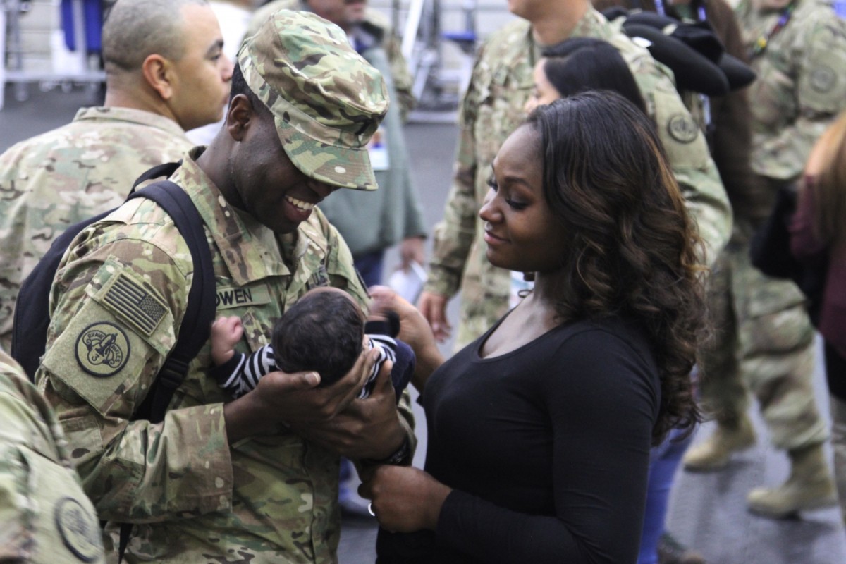 Home for the holidays: Brave Rifles redeploy early from Afghanistan ...