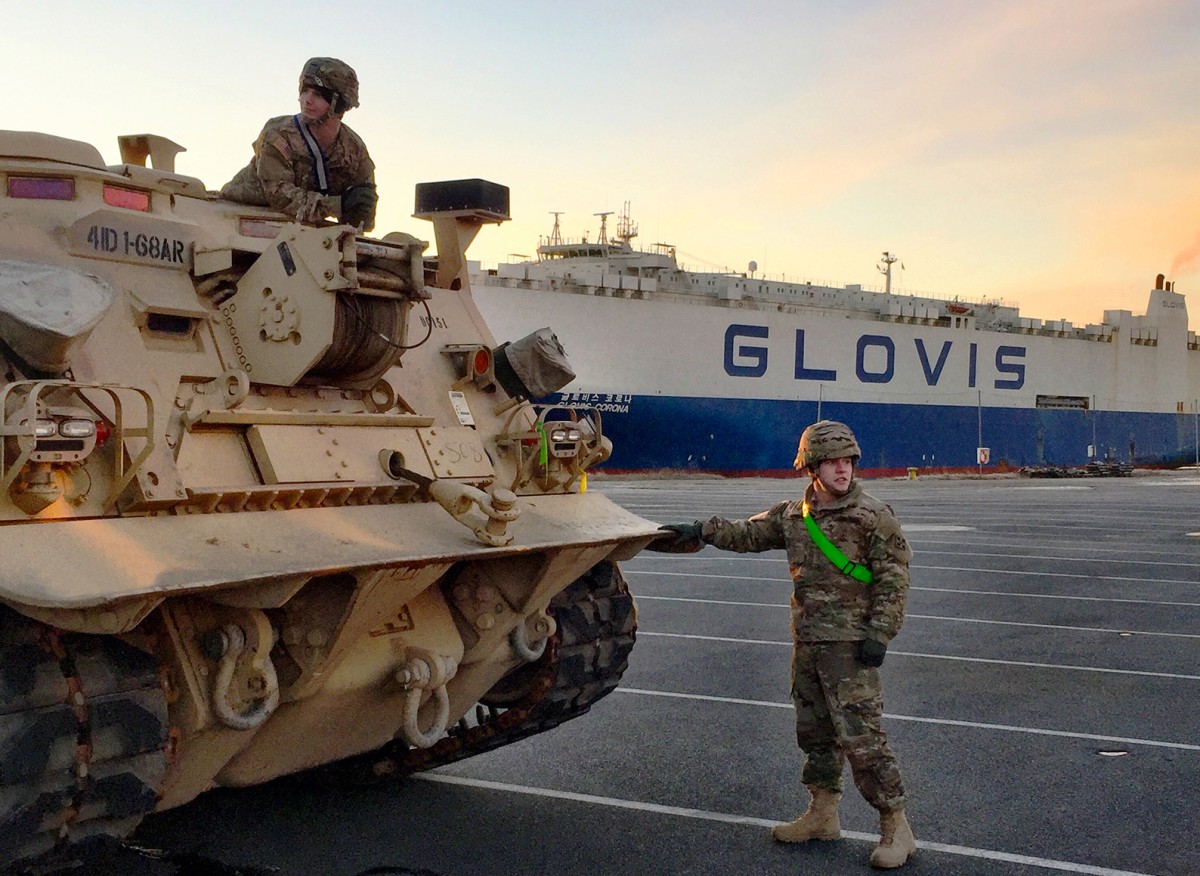 3ABCT kicks off Europe arrival with seaport operations | Article | The ...