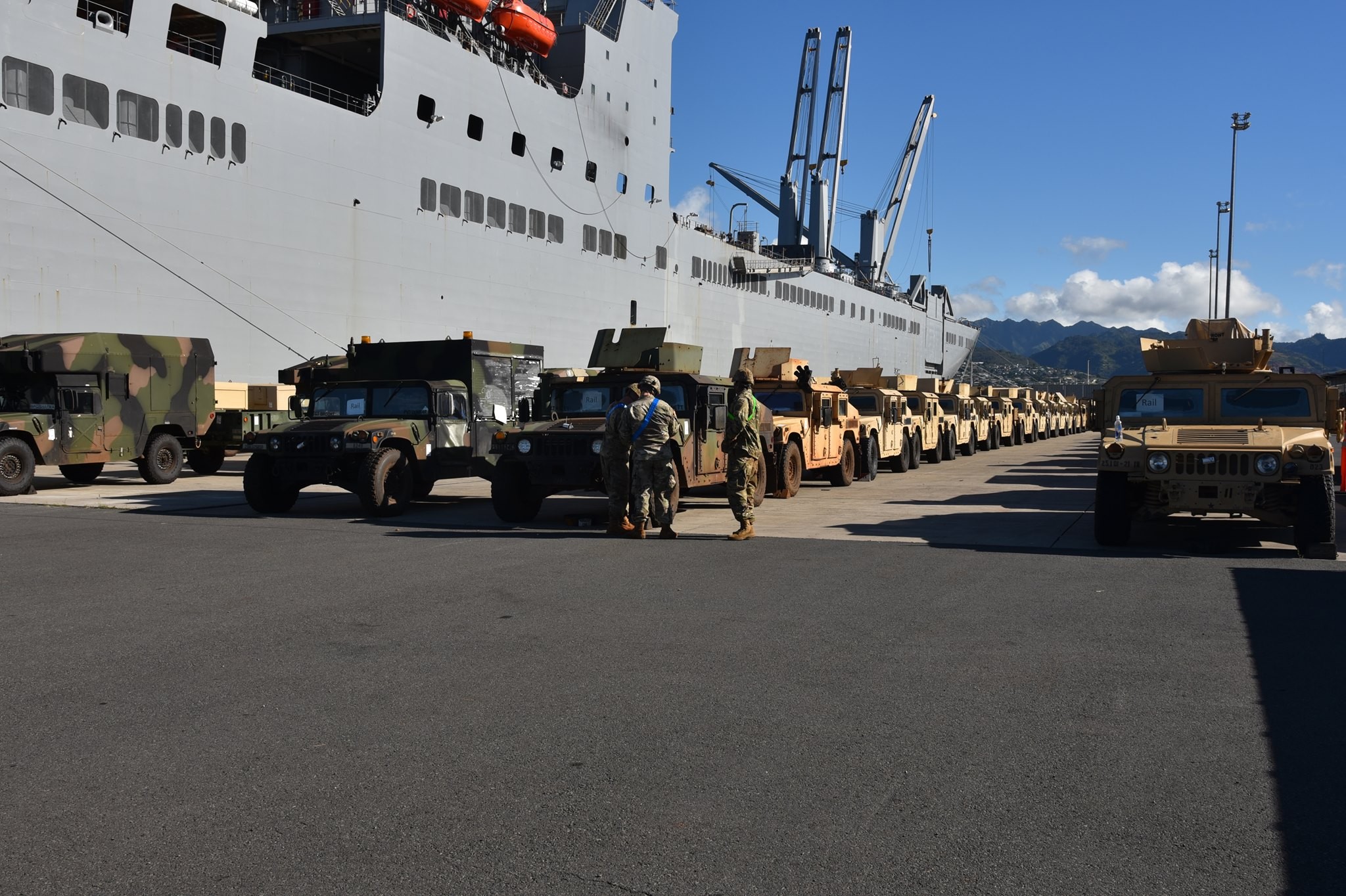All hands on deck! Warrior Bde. successfully conducts sea port load out ...