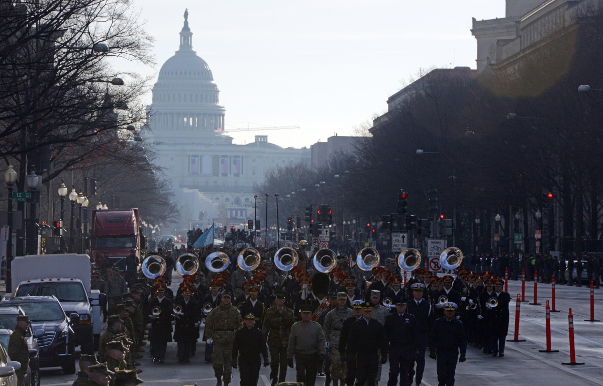 Soldiers dress rehearse for 58th presidential inauguration | Article ...