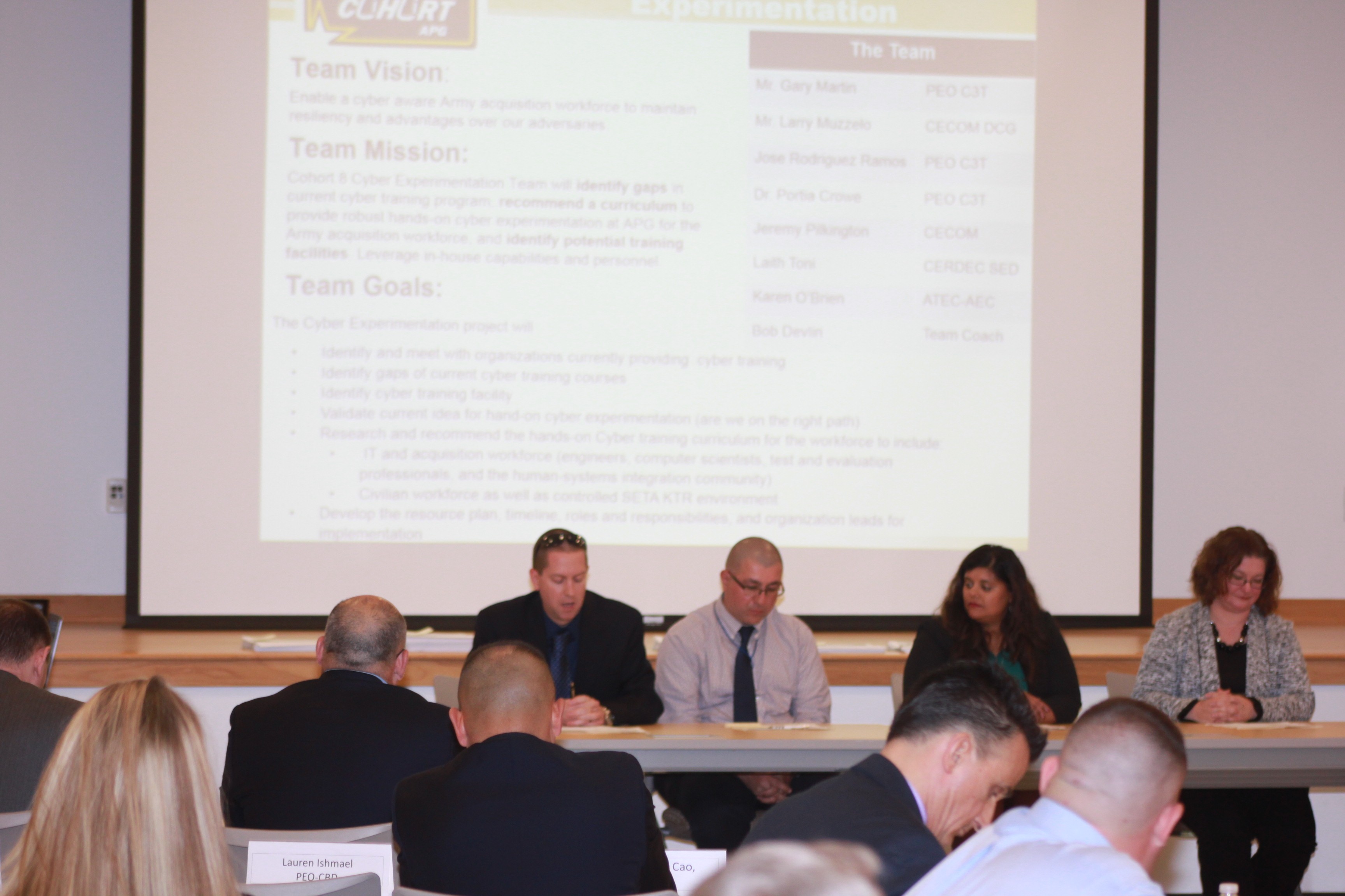 COHORT 8 teams brief community-based projects to SES leaders, mentors ...