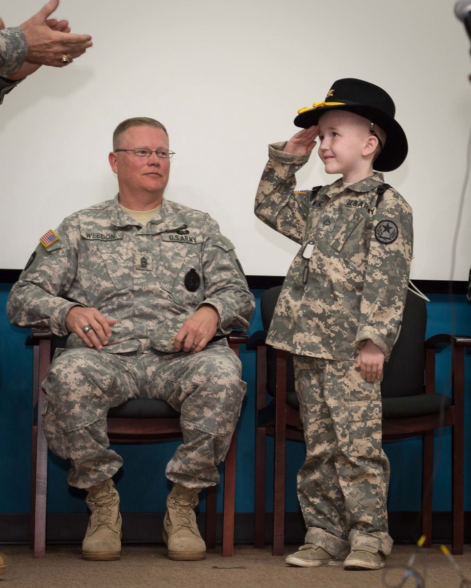 Texas National Guard conducts final roll call for 10-year-old Spc ...