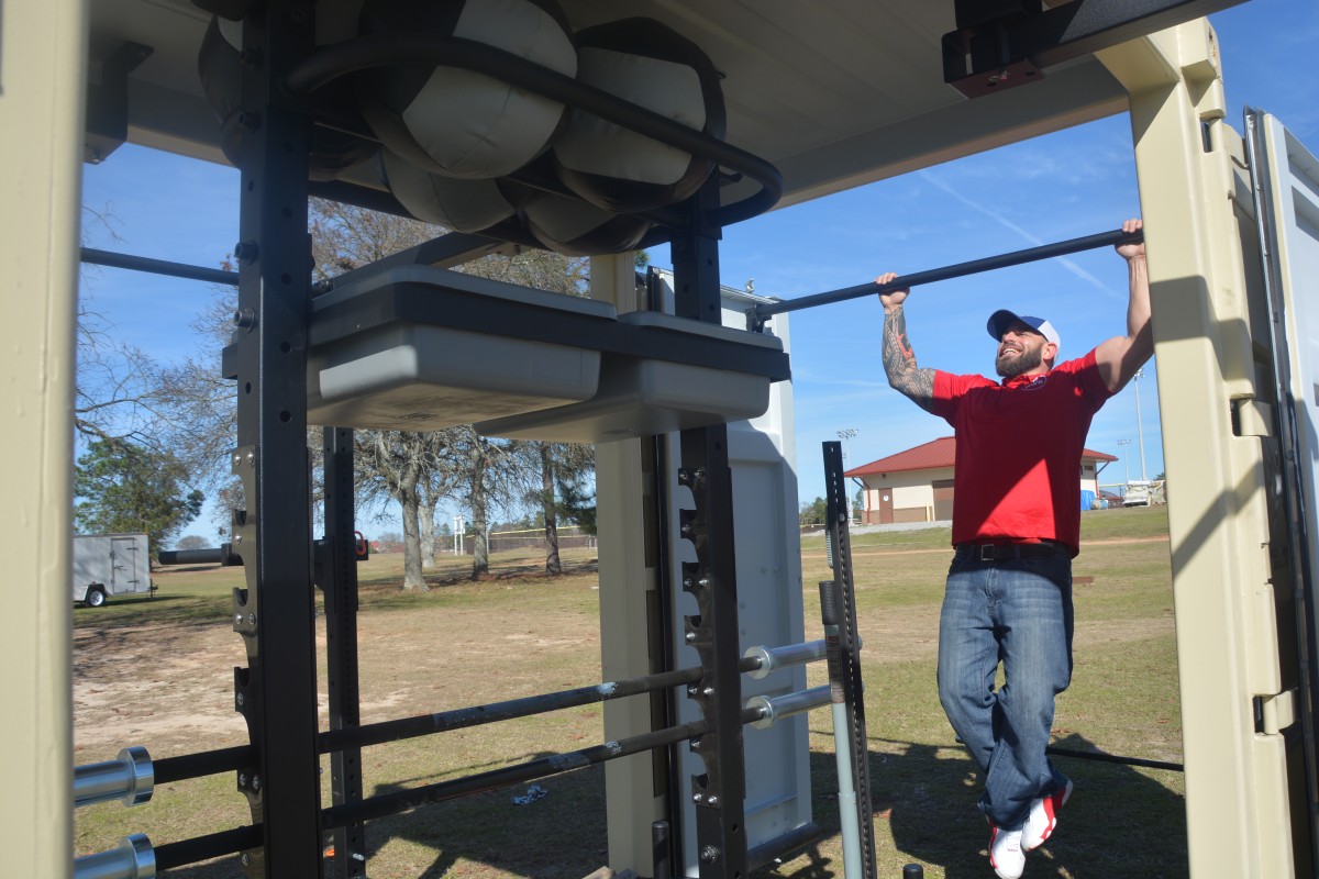Mobile fitness system brings the gym outdoors | Article | The United ...