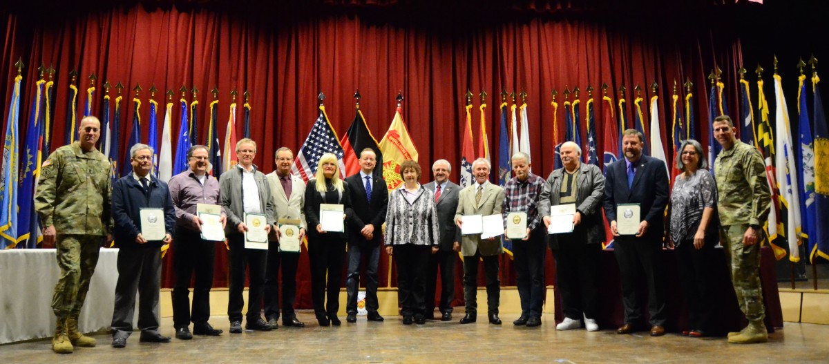 54 USAG Ansbach Employees honored for total of 1,345 years of service ...