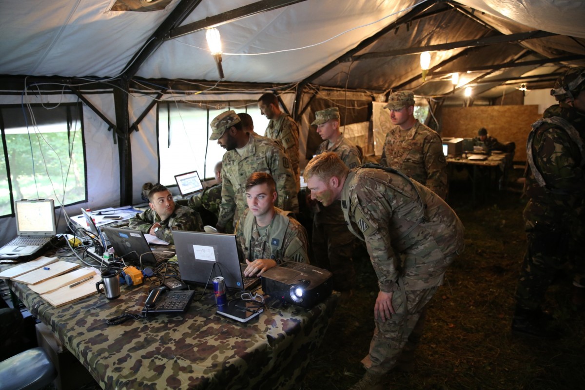 Active duty, National Guard signal Soldiers support Combined Resolve ...